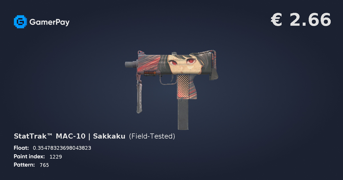StatTrak™ MAC-10 | Sakkaku on GamerPay