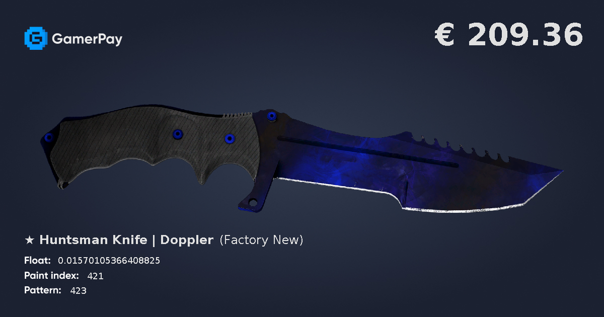 Huntsman Knife | Doppler Phase 4 on GamerPay