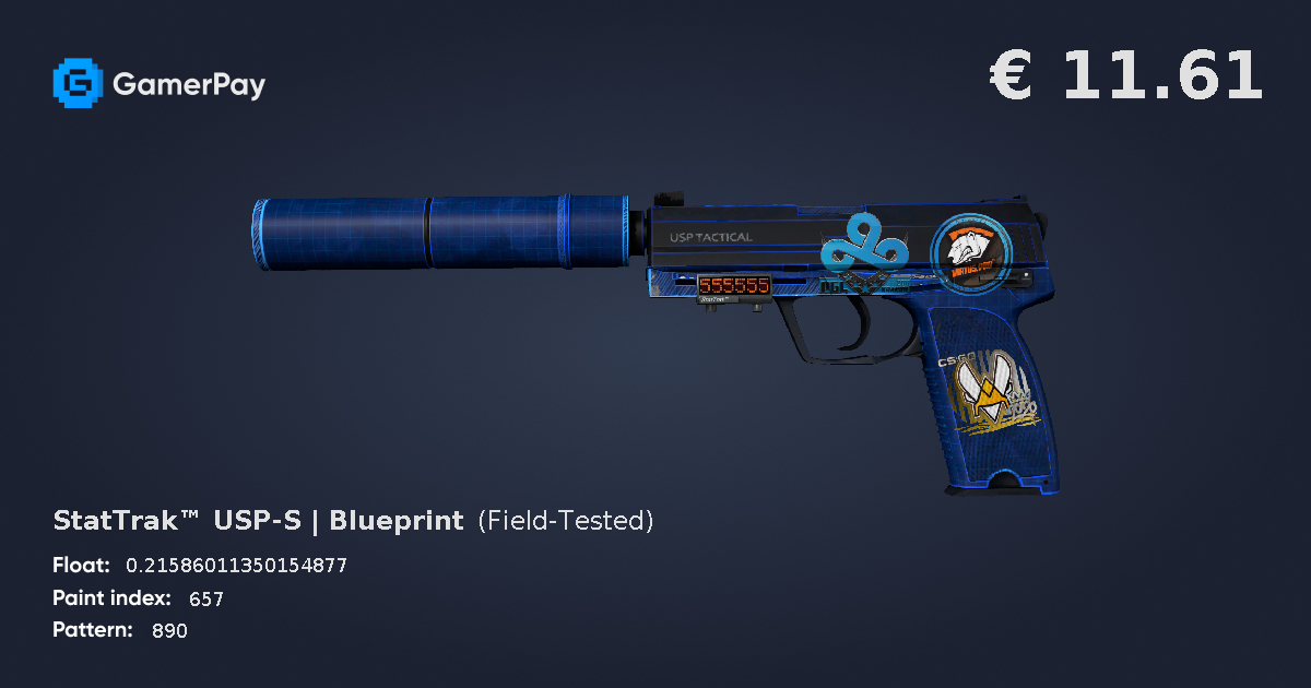 StatTrak™ USP-S | Blueprint on GamerPay