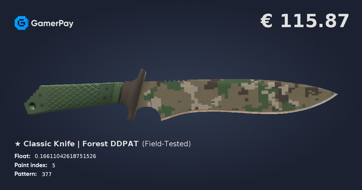 Classic Knife | Forest DDPAT on GamerPay