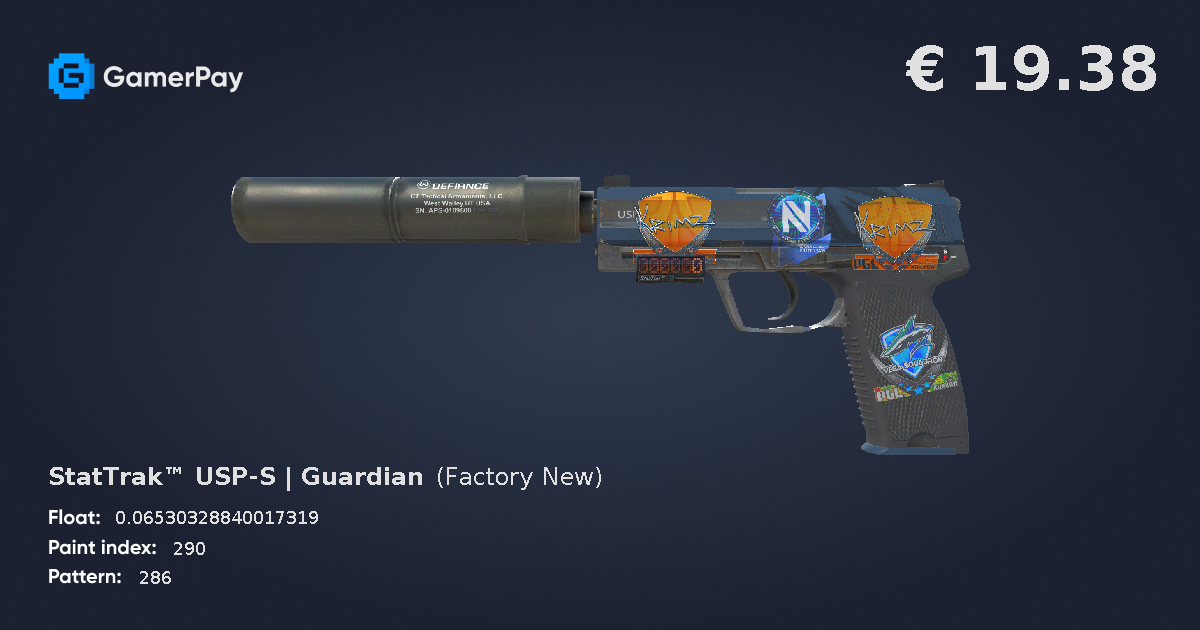 StatTrak™ USP-S | Guardian on GamerPay