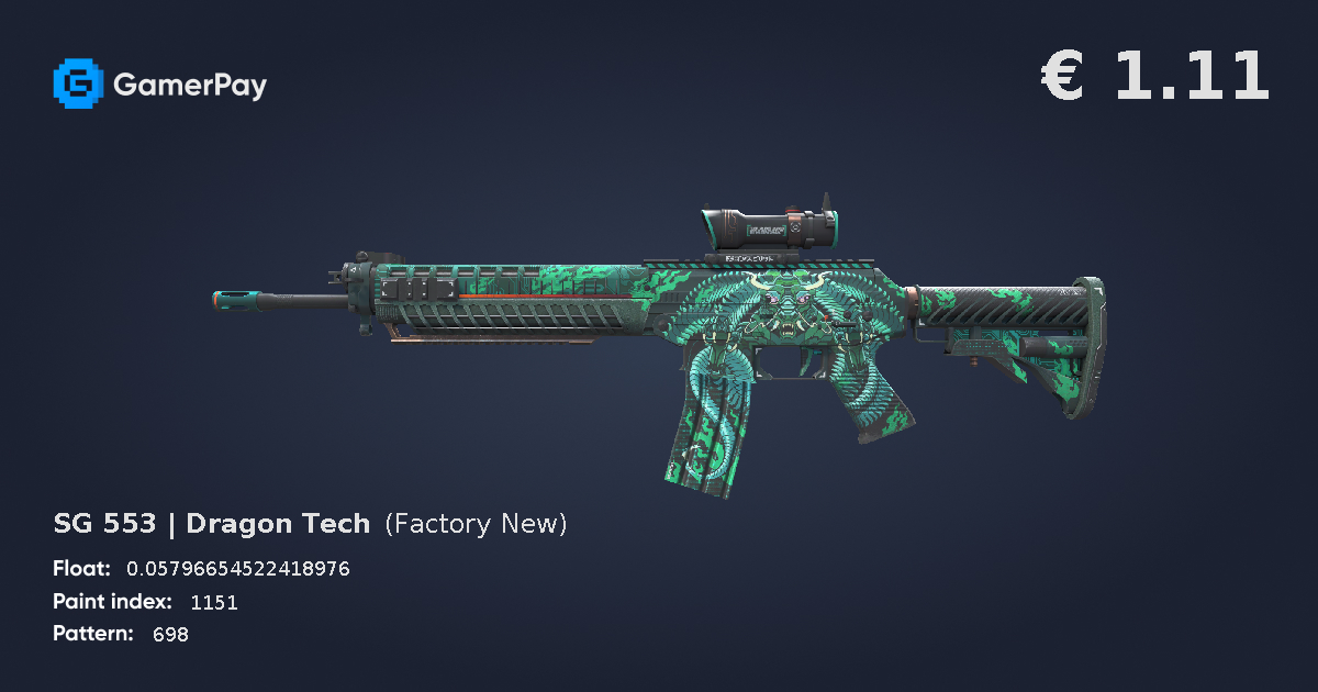 SG 553 | Dragon Tech on GamerPay