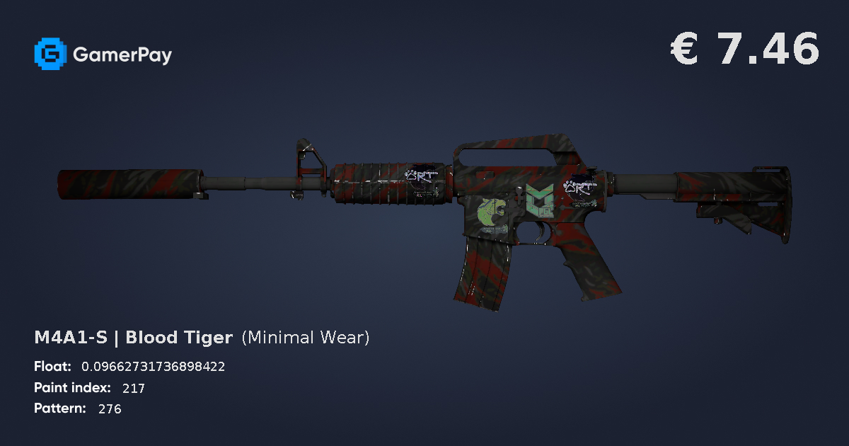 M4A1-S | Blood Tiger on GamerPay