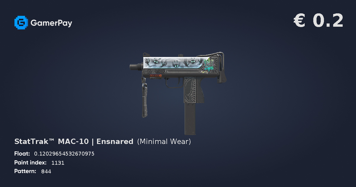 StatTrak™ MAC-10 | Ensnared on GamerPay