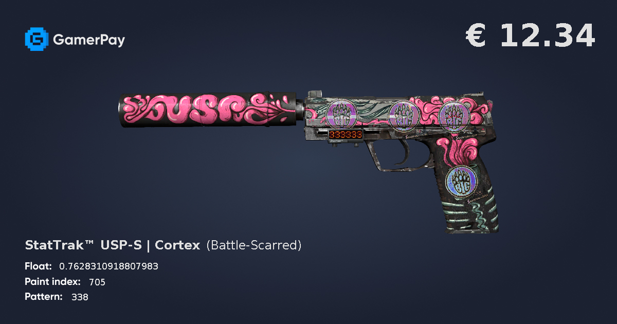 StatTrak™ USP-S | Cortex on GamerPay