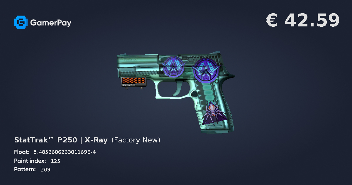 StatTrak™ P250 | X-Ray on GamerPay