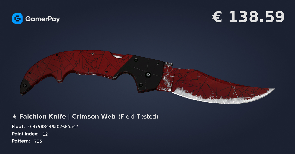 Falchion Knife | Crimson Web on GamerPay