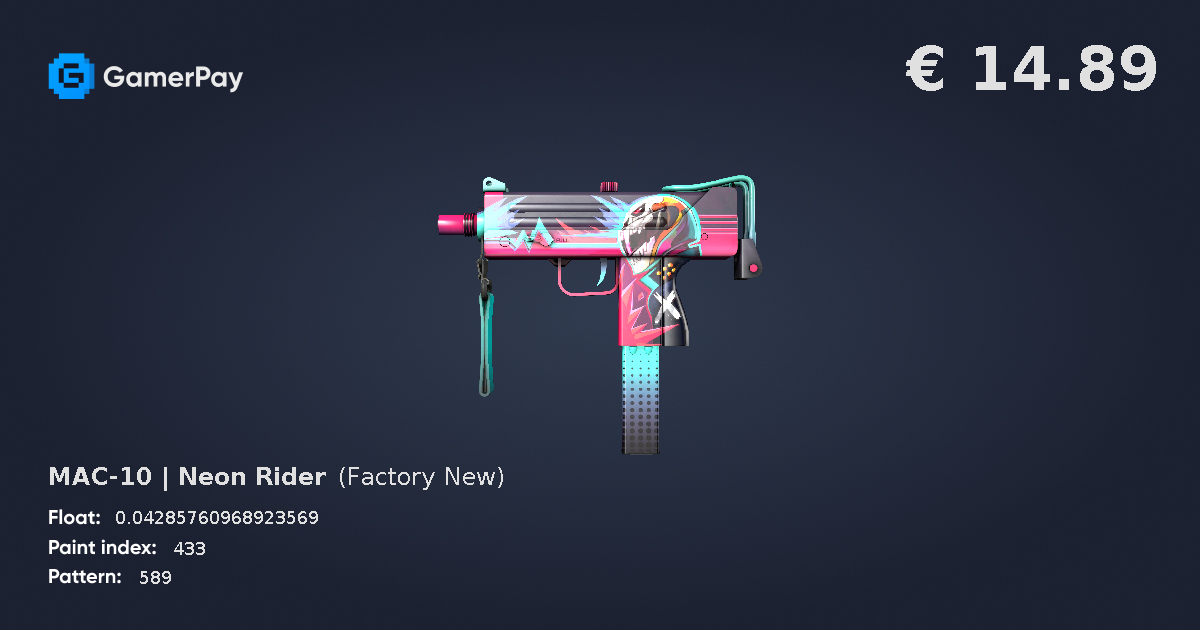 MAC-10 | Neon Rider on GamerPay