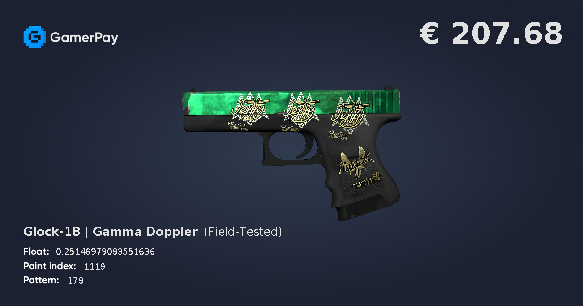 Glock-18 | Gamma Doppler Emerald on GamerPay
