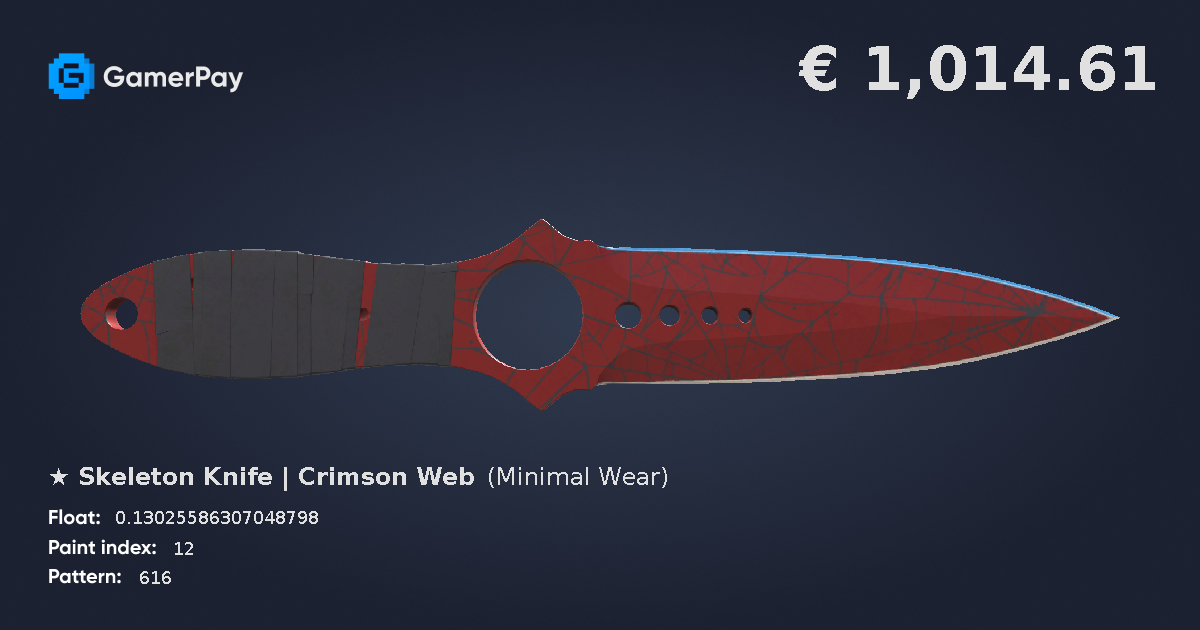 Skeleton Knife | Crimson Web on GamerPay