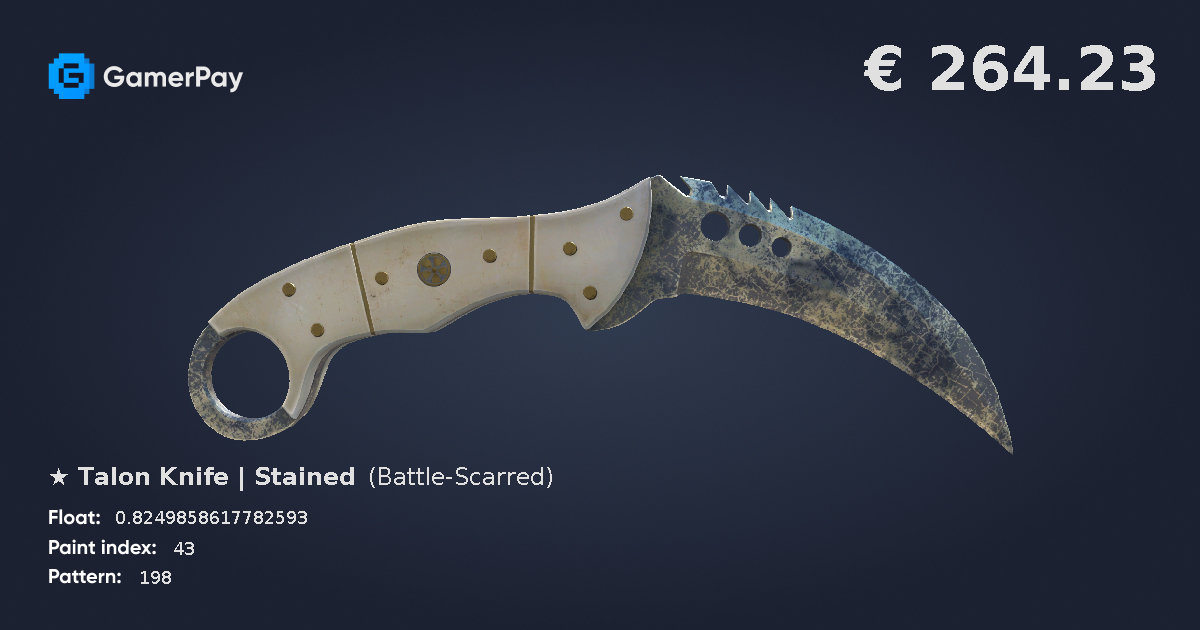 Talon Knife | Stained on GamerPay
