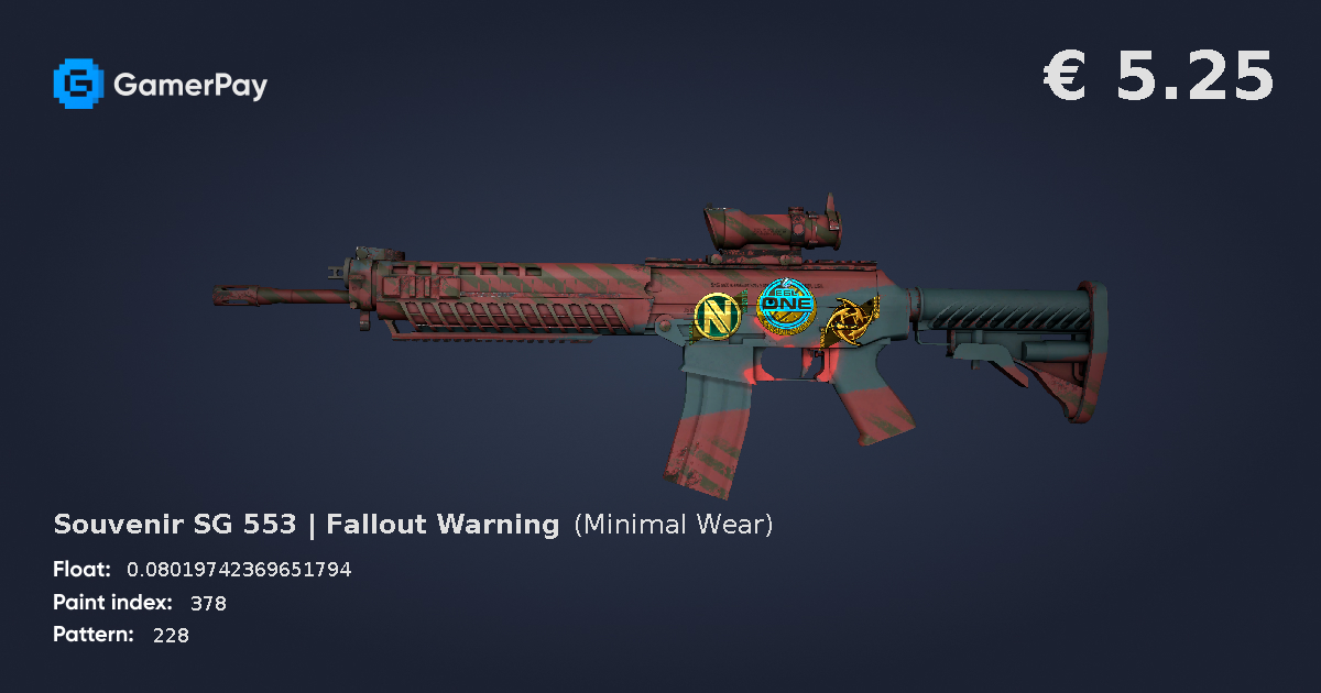 Souvenir SG 553 | Fallout Warning on GamerPay