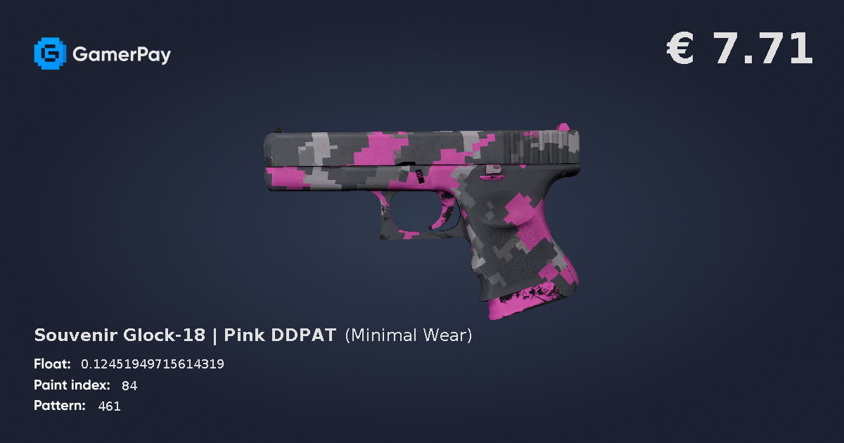 Souvenir Glock-18 | Pink DDPAT on GamerPay