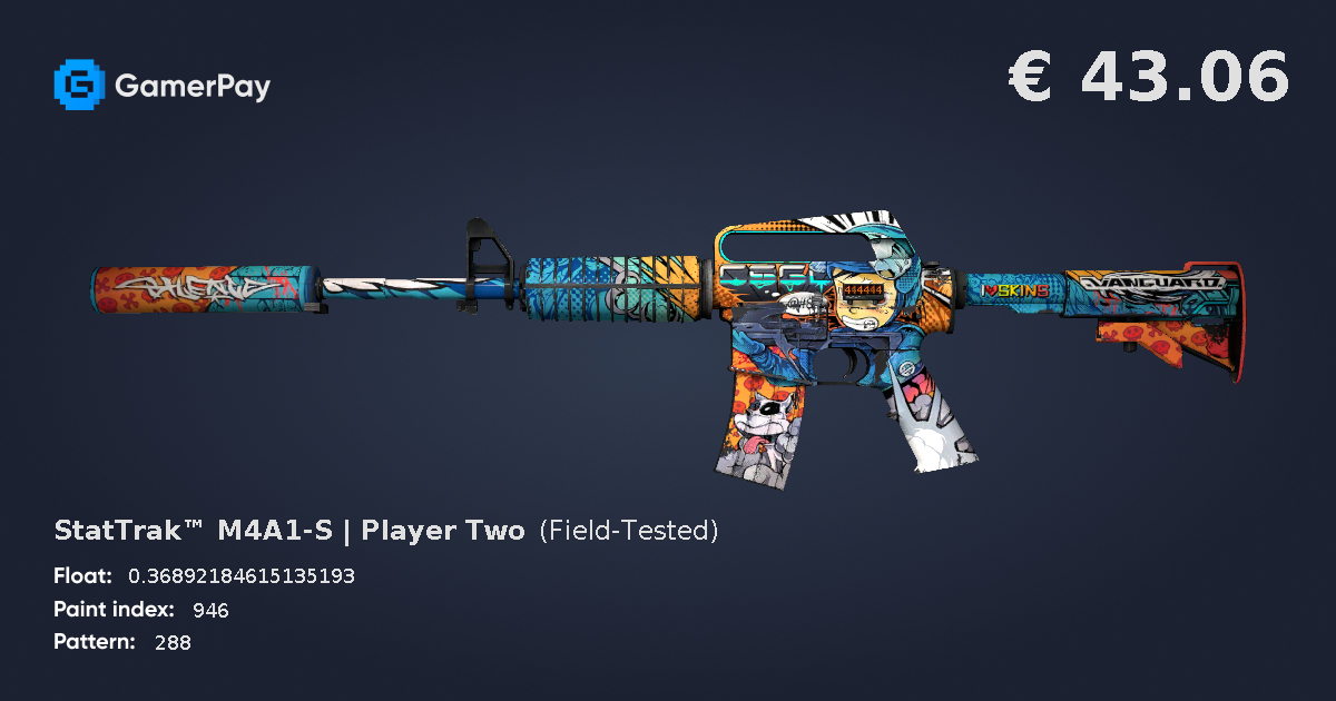 StatTrak™ M4A1-S | Player Two on GamerPay