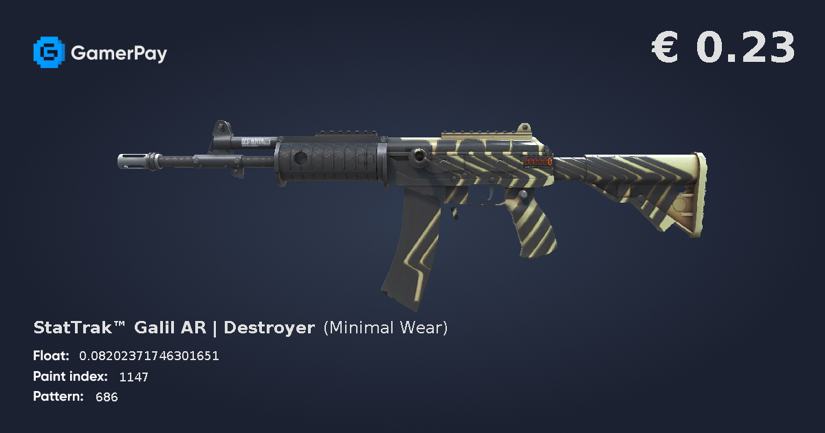 StatTrak™ Galil AR | Destroyer on GamerPay