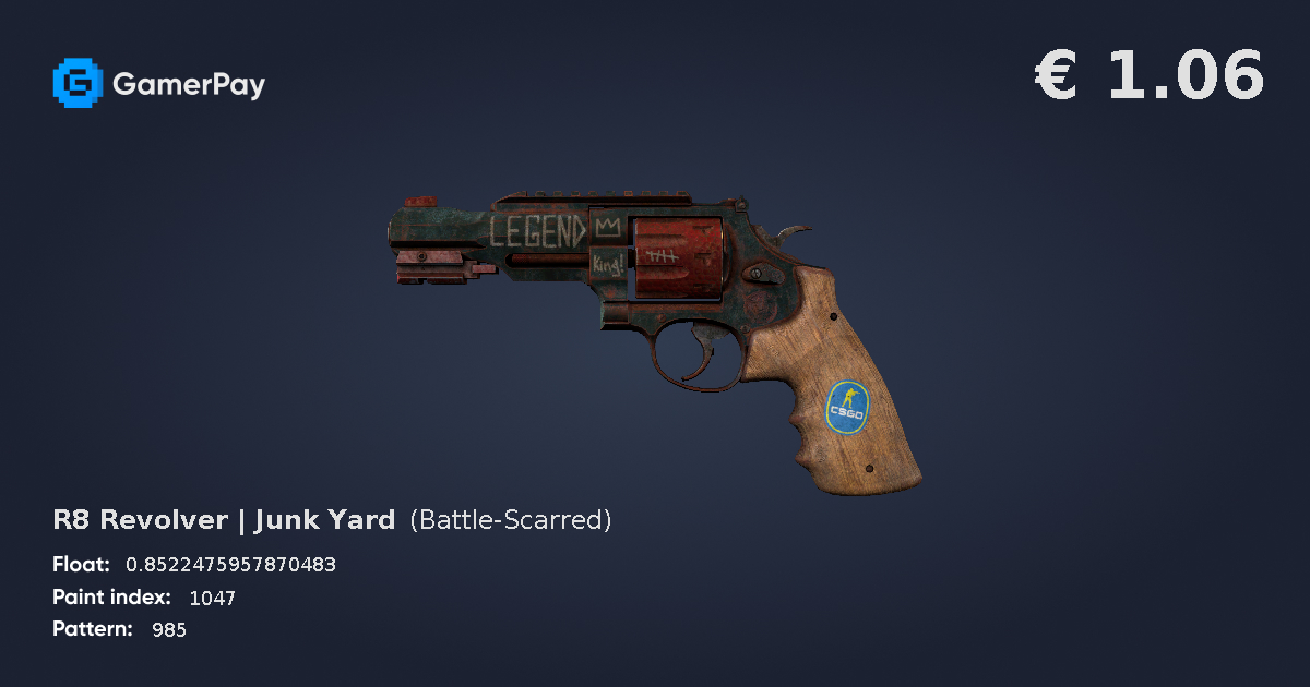 R8 Revolver | Junk Yard on GamerPay