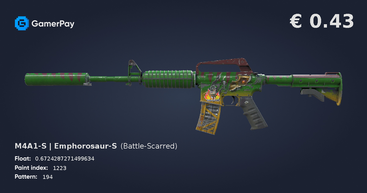 M4A1-S | Emphorosaur-S on GamerPay