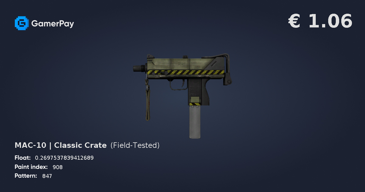 MAC-10 | Classic Crate on GamerPay