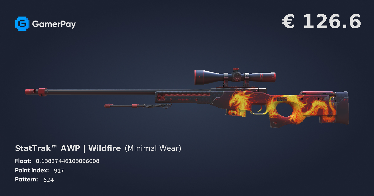 StatTrak™ AWP | Wildfire on GamerPay
