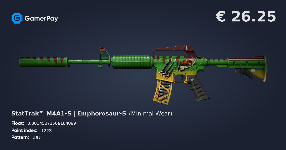 StatTrak™ M4A1-S | Emphorosaur-S on GamerPay
