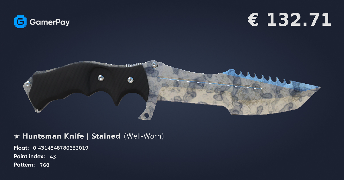 Huntsman Knife | Stained on GamerPay