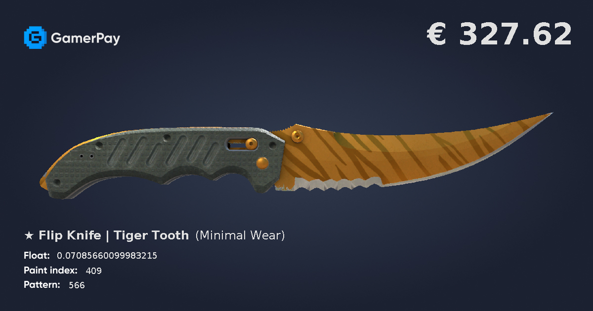 Flip Knife | Tiger Tooth on GamerPay