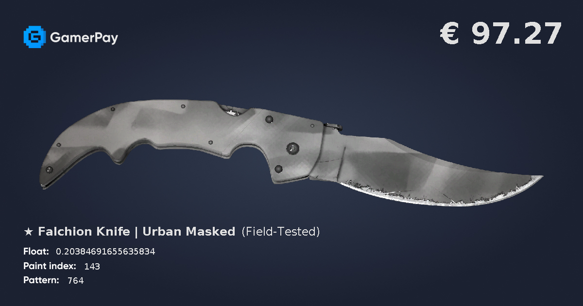 Falchion Knife | Urban Masked on GamerPay