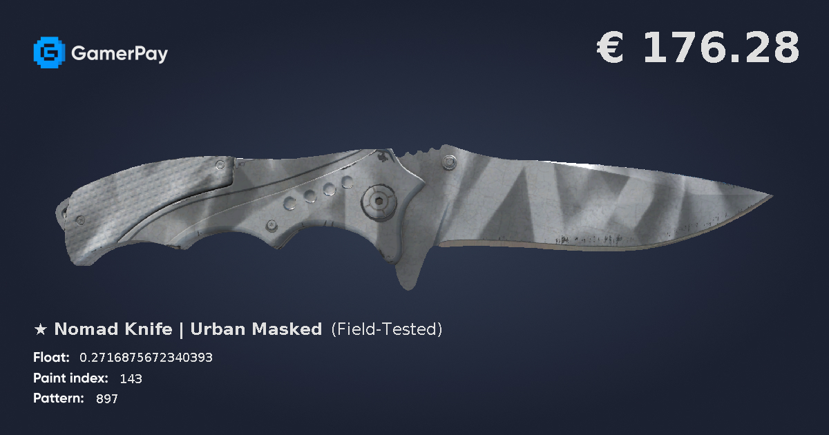 Nomad Knife | Urban Masked on GamerPay