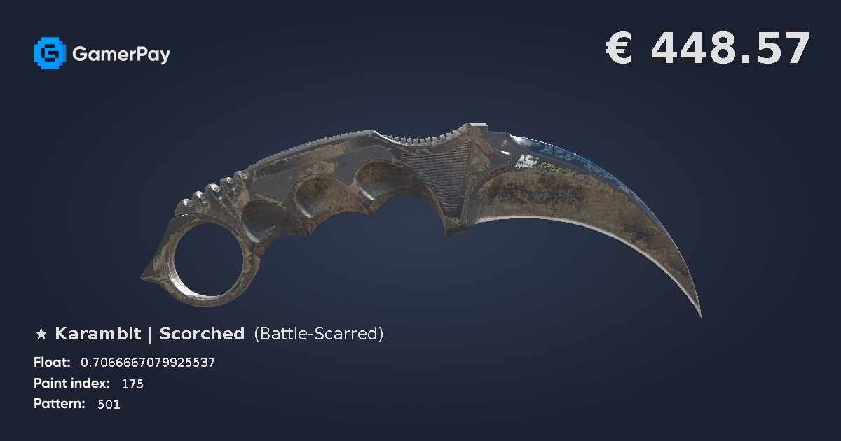 Karambit | Scorched on GamerPay