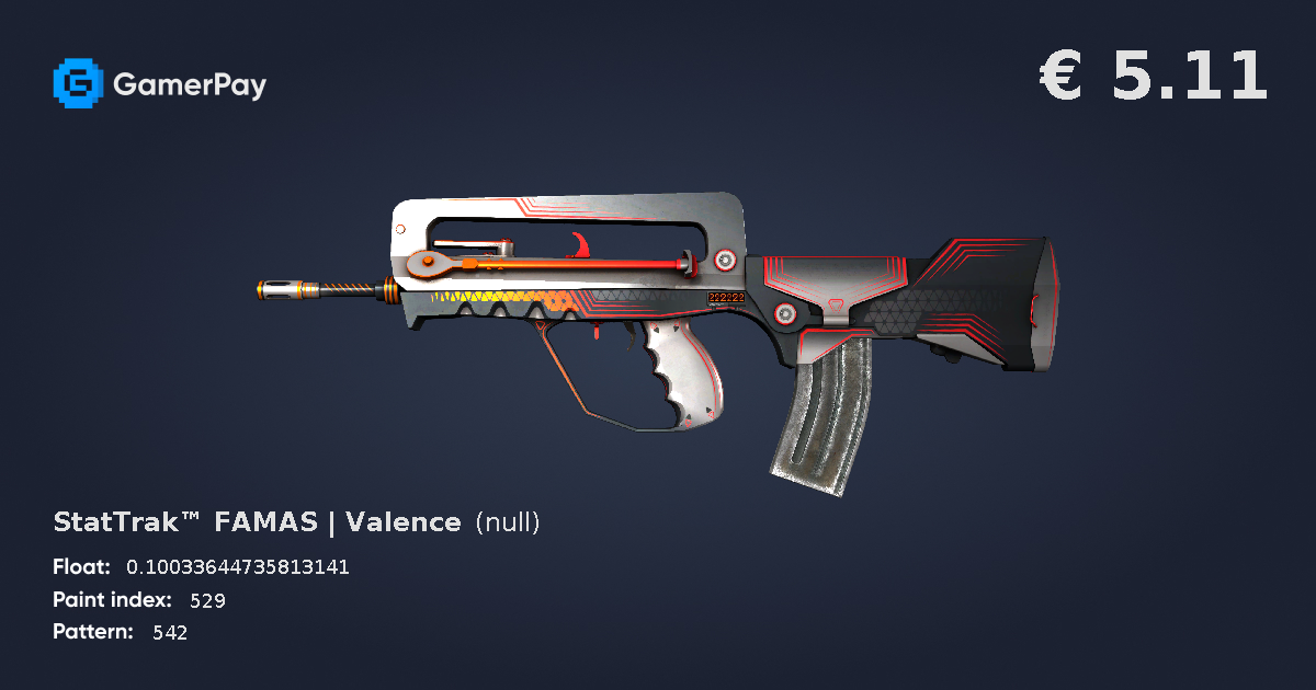 StatTrak™ FAMAS | Valence on GamerPay