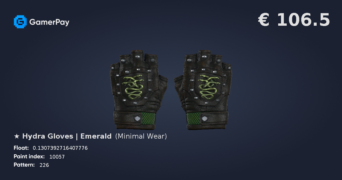 Hydra Gloves | Emerald on GamerPay