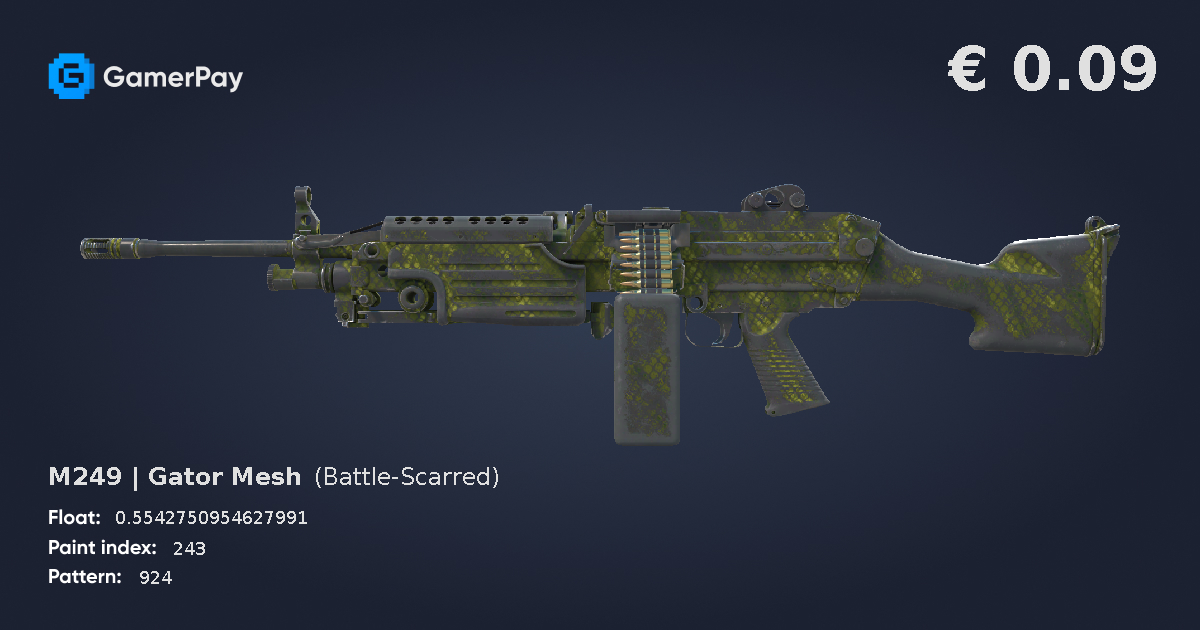 M249 | Gator Mesh on GamerPay