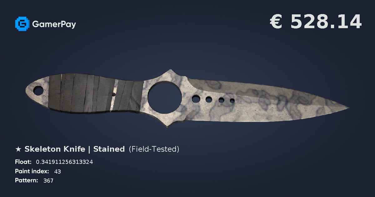 Skeleton Knife | Stained on GamerPay