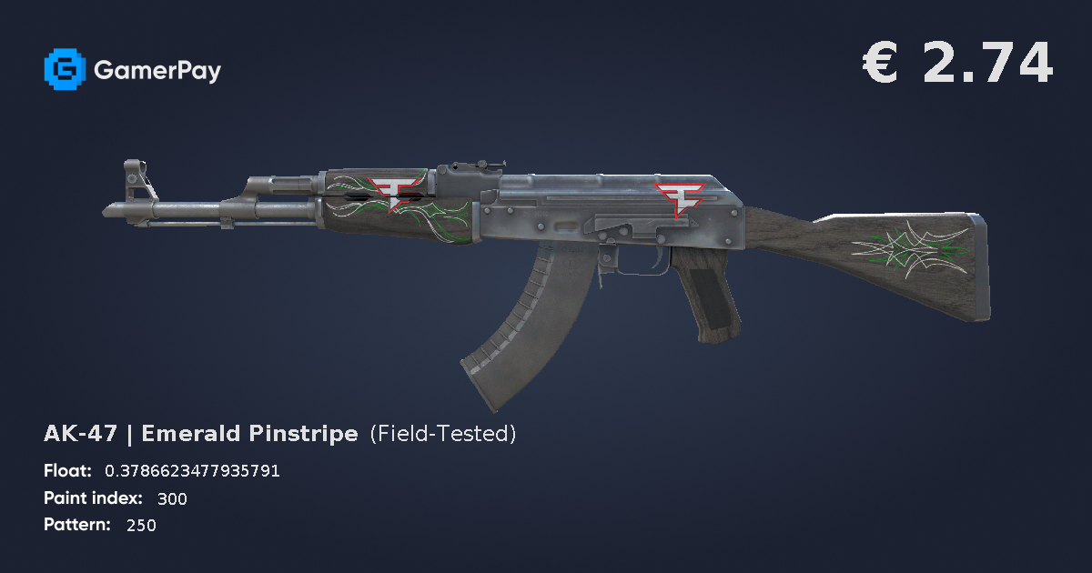 AK-47 | Emerald Pinstripe on GamerPay