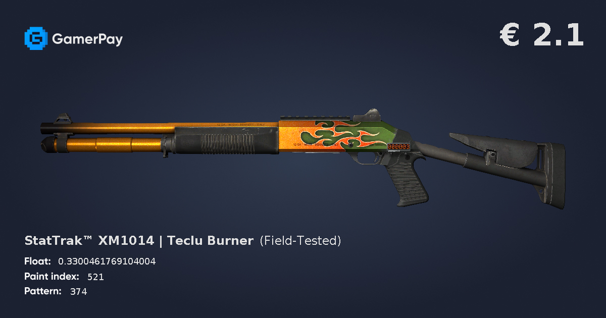StatTrak™ XM1014 | Teclu Burner on GamerPay