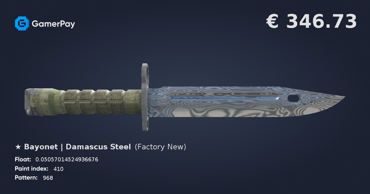 Bayonet | Damascus Steel on GamerPay