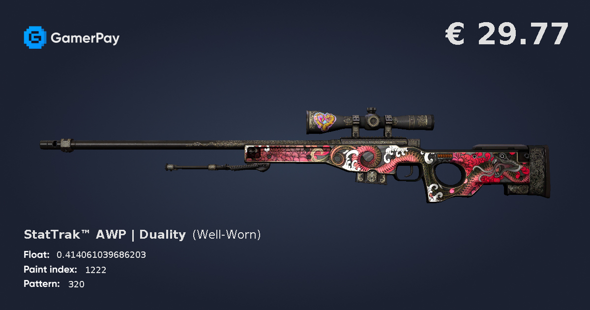 StatTrak™ AWP | Duality on GamerPay