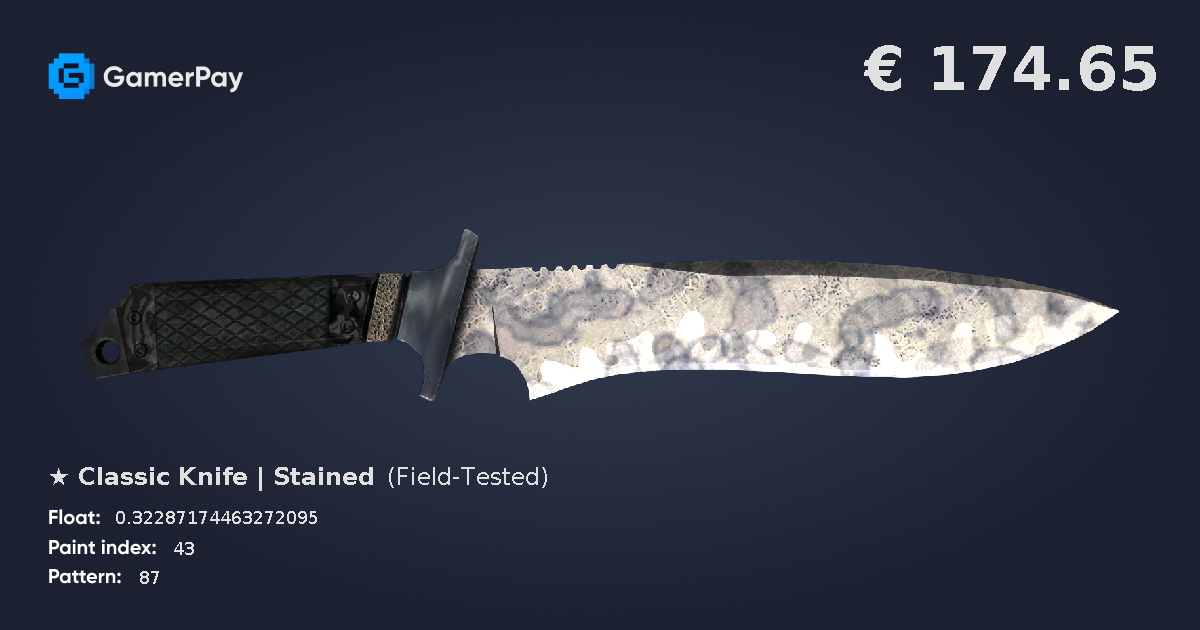 Classic Knife | Stained on GamerPay