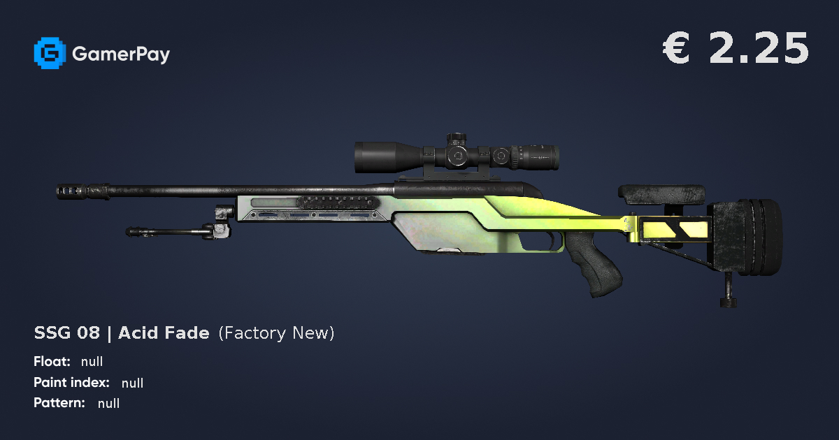 SSG 08 | Acid Fade on GamerPay