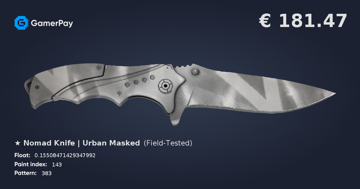 Nomad Knife | Urban Masked on GamerPay