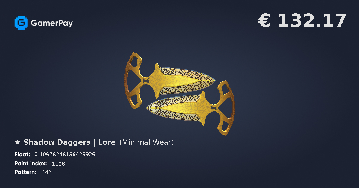 Shadow Daggers | Lore on GamerPay