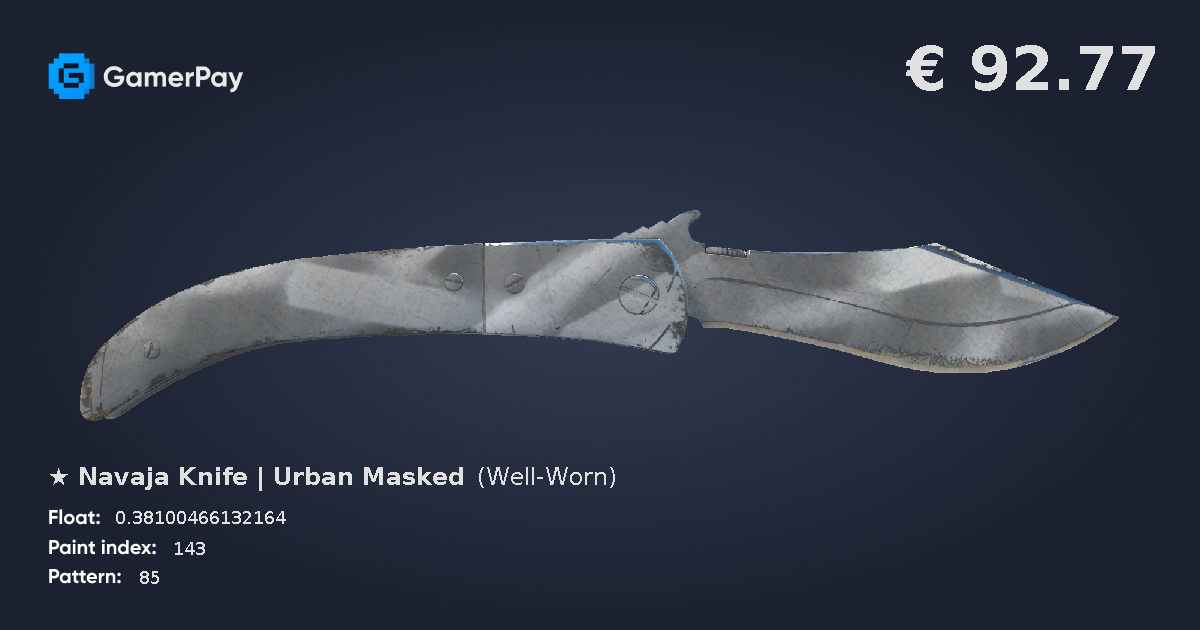 Navaja Knife | Urban Masked on GamerPay