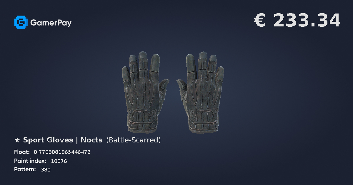 Sport Gloves | Nocts on GamerPay