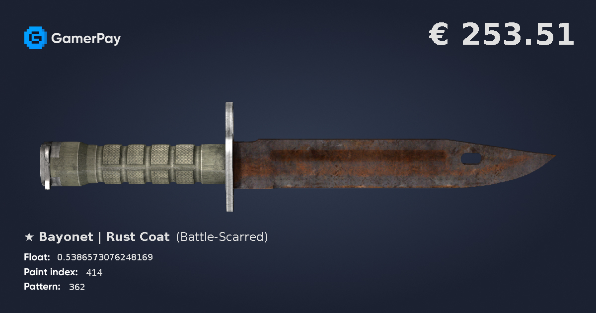 Bayonet | Rust Coat on GamerPay
