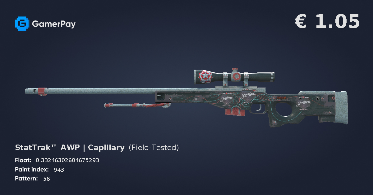 StatTrak™ AWP | Capillary on GamerPay