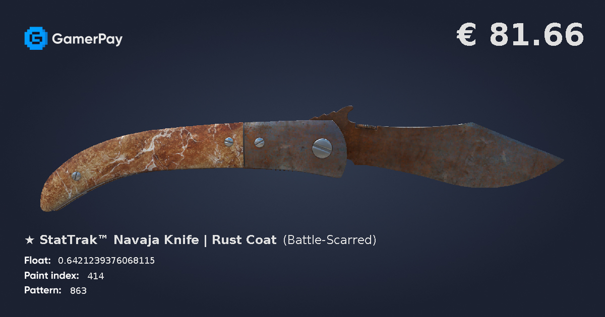 StatTrak™ Navaja Knife | Rust Coat on GamerPay