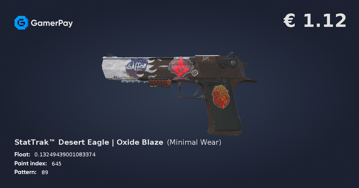 StatTrak™ Desert Eagle | Oxide Blaze on GamerPay