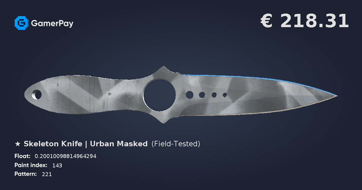 Skeleton Knife | Urban Masked on GamerPay