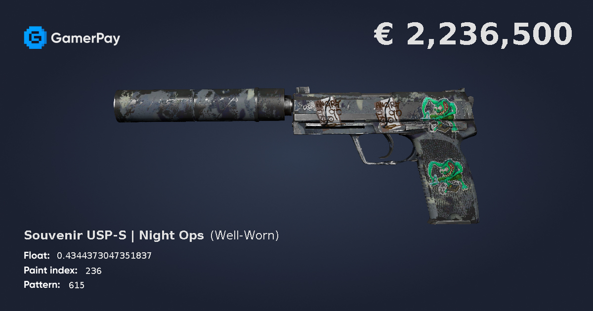 Souvenir USP-S | Night Ops on GamerPay