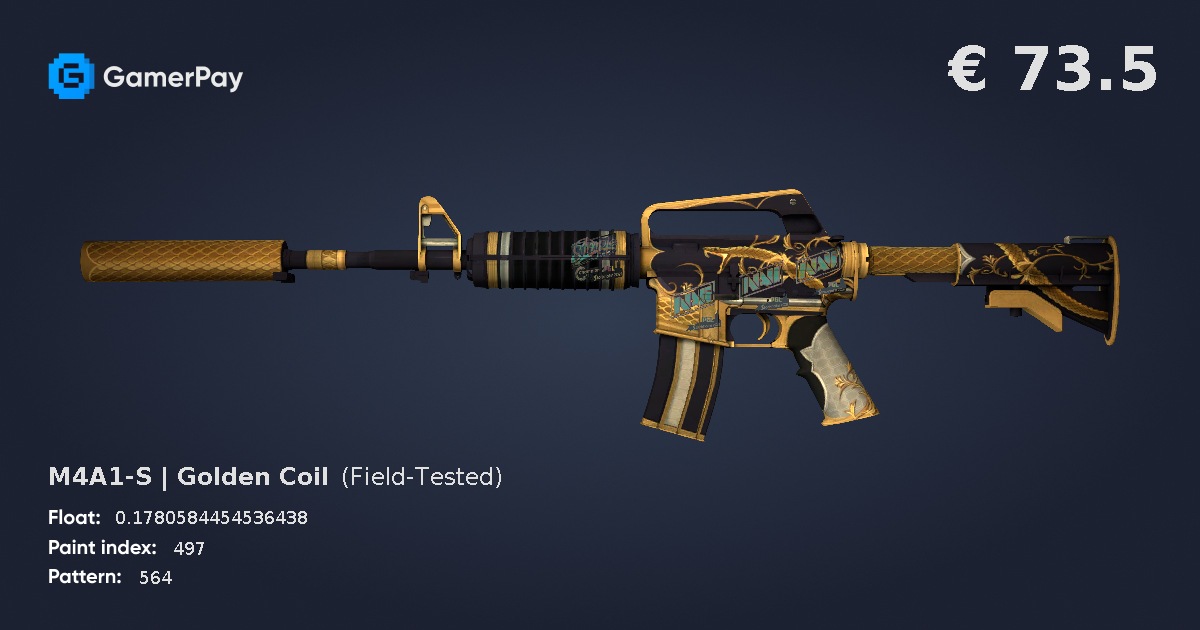 M4A1-S | Golden Coil on GamerPay